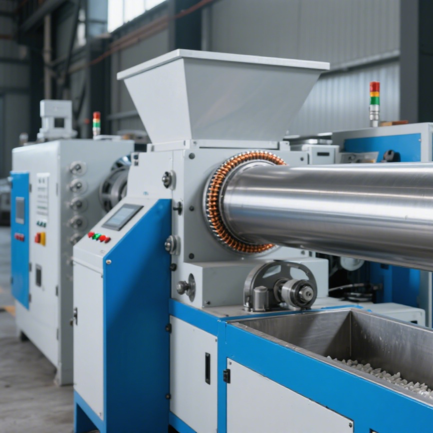 What sets a plastic granulator machine apart from a plastic shredder?